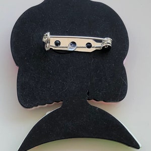 Unique Lady Face Vintage Style Large Brooch - Etsy