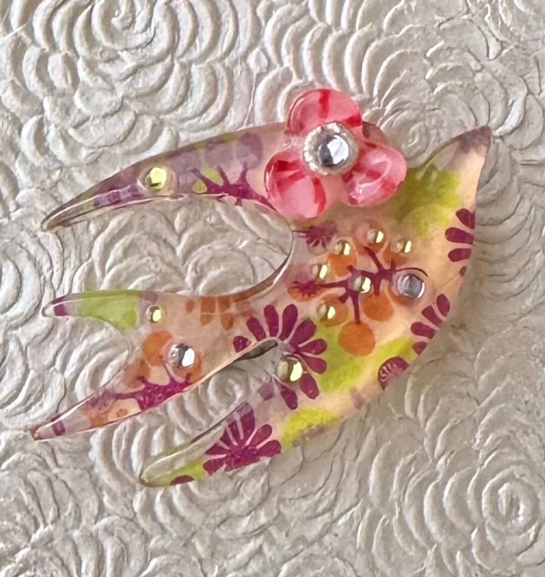 Unique Vintage Signed Orla Lalo Swallow Bird Brooch - Etsy