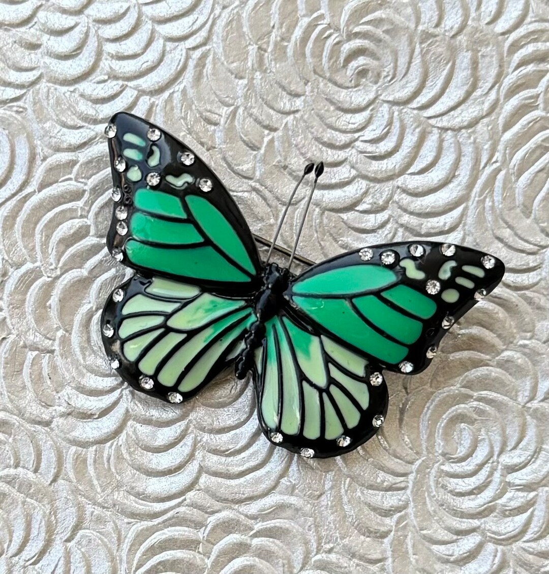 Unique Monarch Butterfly Brooch - Etsy