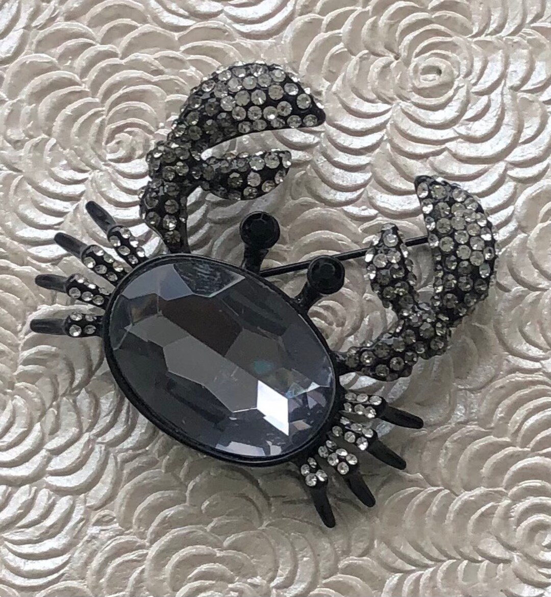 Unique Vintage Style Large Crab Brooch - Etsy