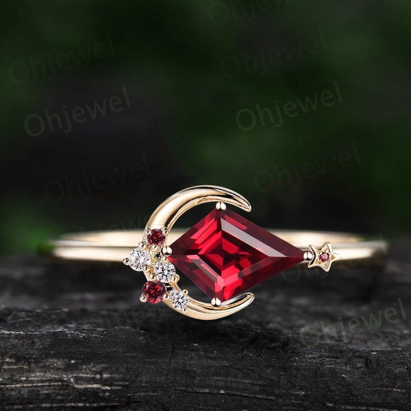 Red Ruby Ring - Etsy