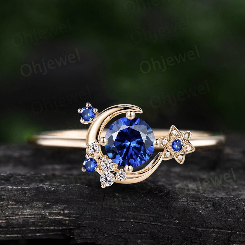 Star Engagement Ring - Etsy