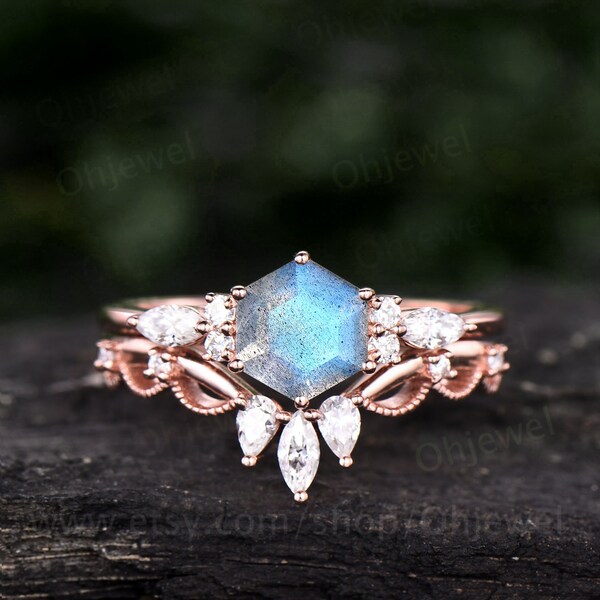 Labradorite Ring - Etsy