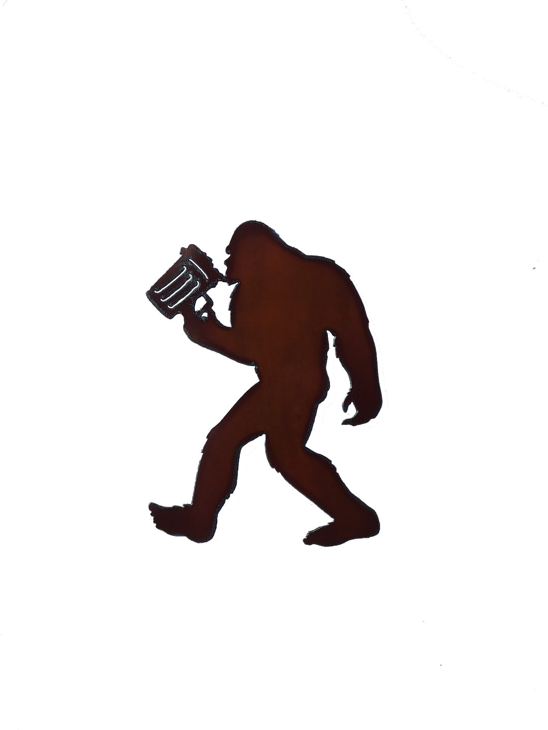 Sasquatch Drinking Beer Bigfoot Sipping From a Stein - Etsy