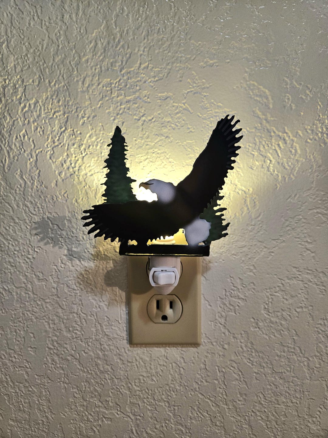 Bald Eagle Art as a Night Light- Made Out of Durable, Hand-painted ...