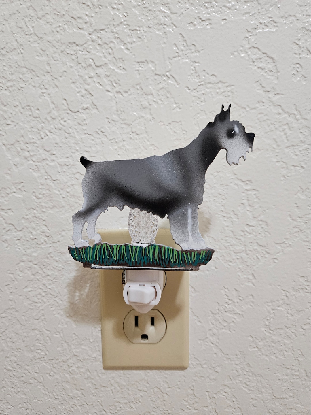 Schnauzer Night Light Made Out of Durable Steel - Etsy
