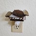 Hedgehog Night Light Made Out of Durable Steel Original Art - Etsy