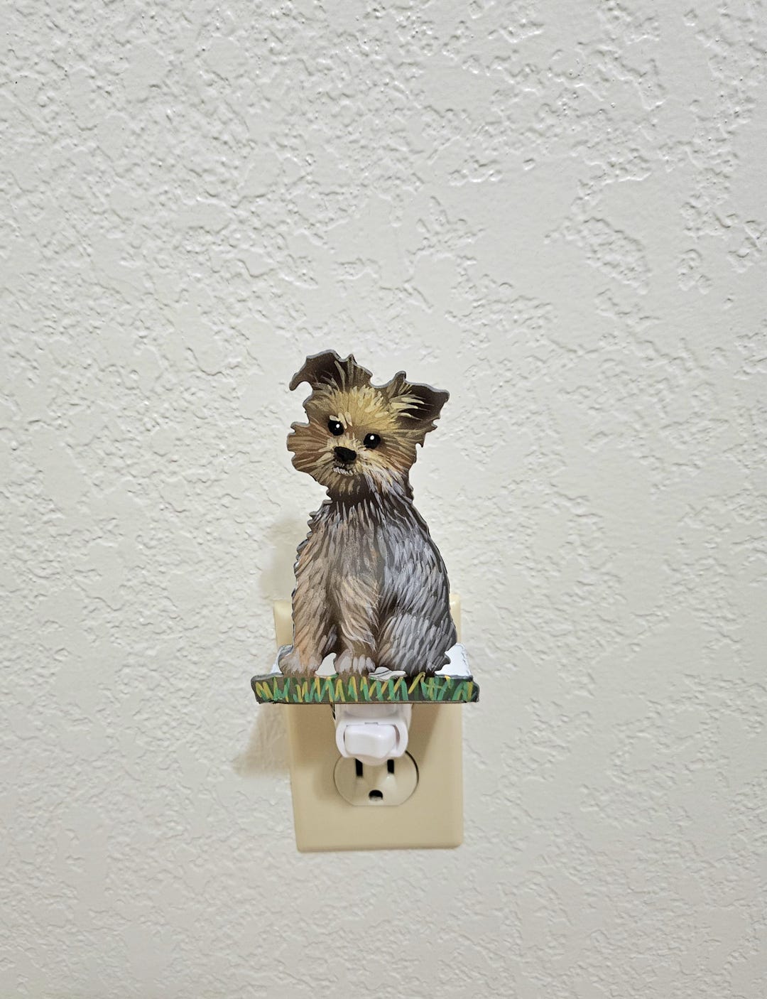 Yorkie Art as a Night Light- Made Out of Durable, Hand-painted Steel - Etsy