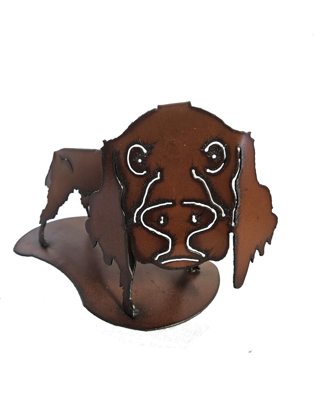 Setter Garden Art- My Original Design Made Out of Rustic Steel - Etsy