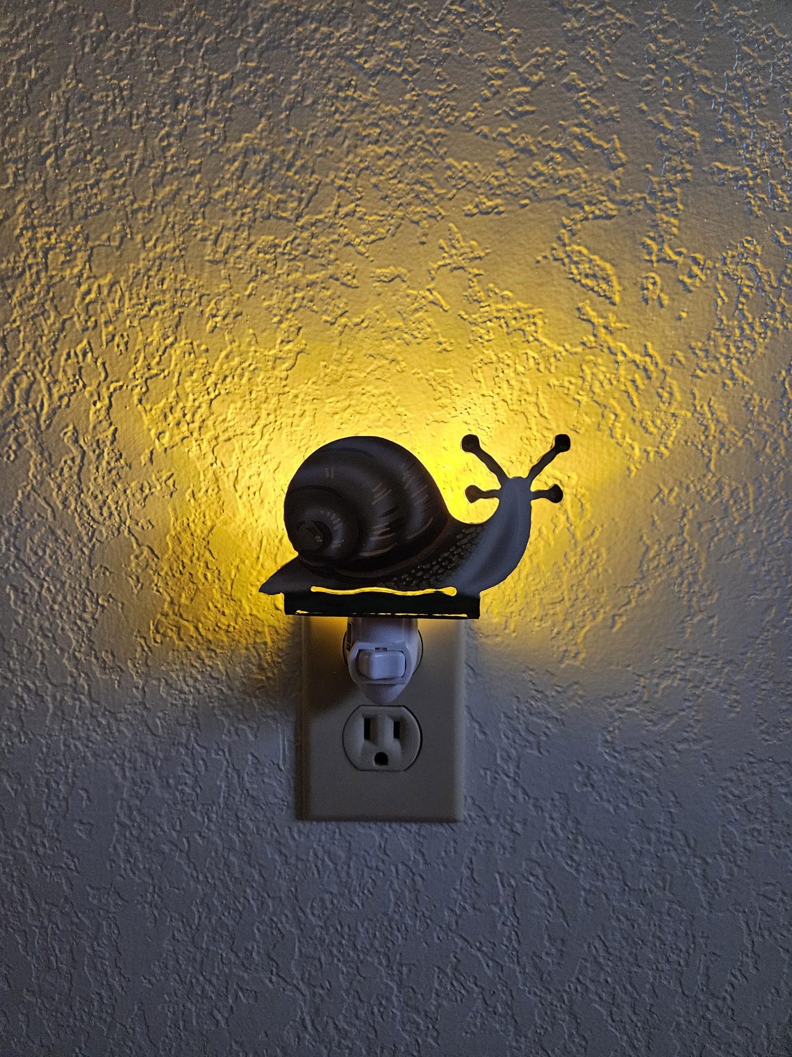 Garden Snail Art as a Night Light- Made From Durable, Hand-painted ...