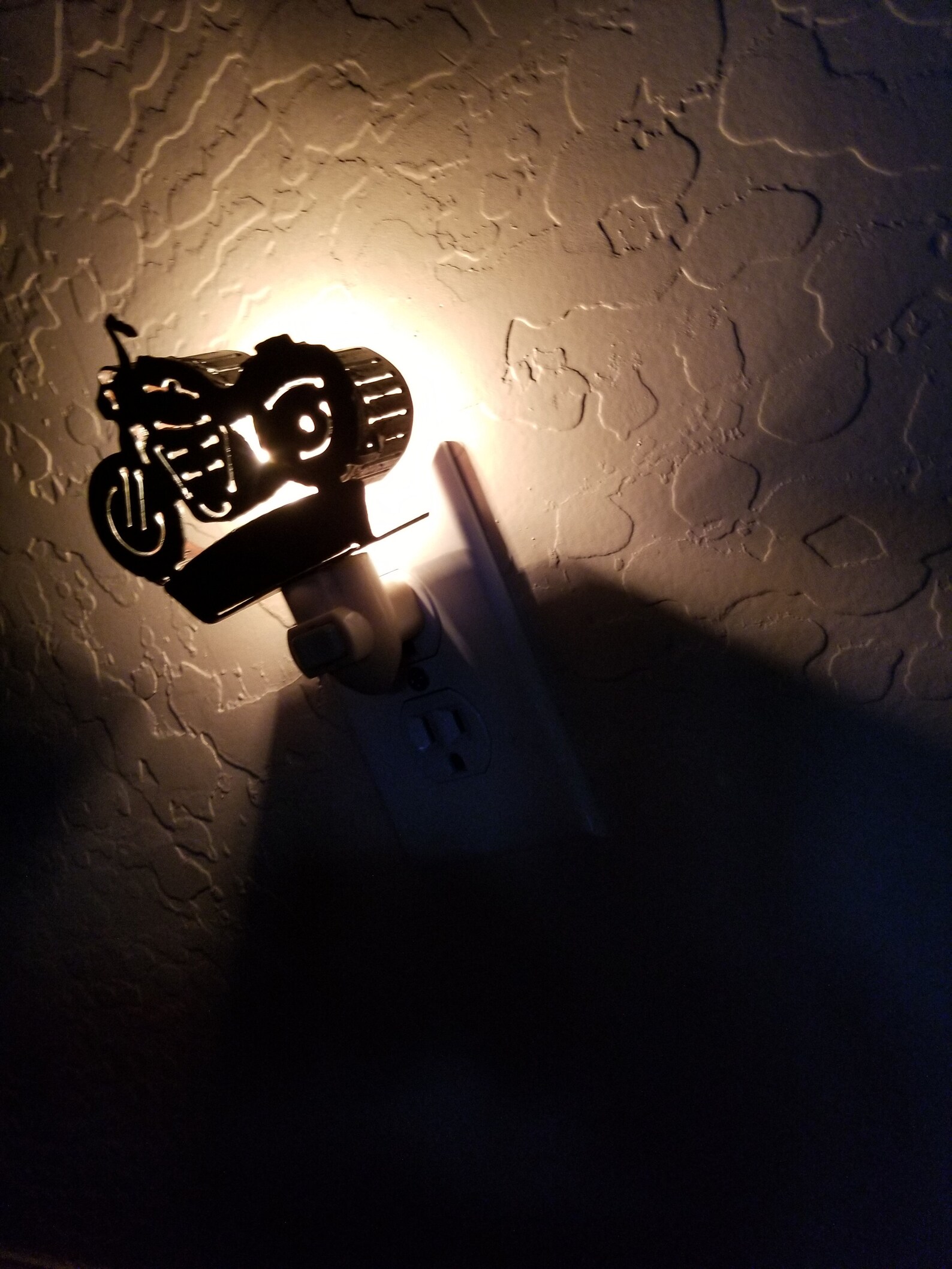 Motorcycle Night Light 3D Made Out of Rusted Steel - Etsy