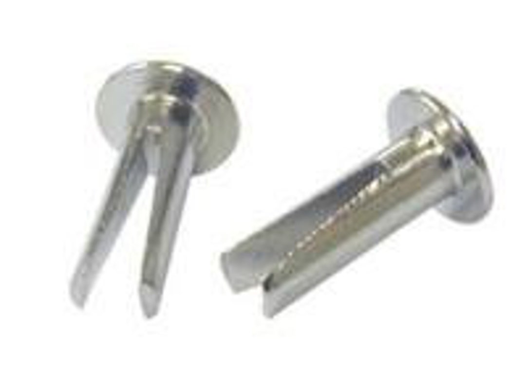 Bifurcated Rivets Split Leg Nickel Plated 3/8" X No 11 - Etsy