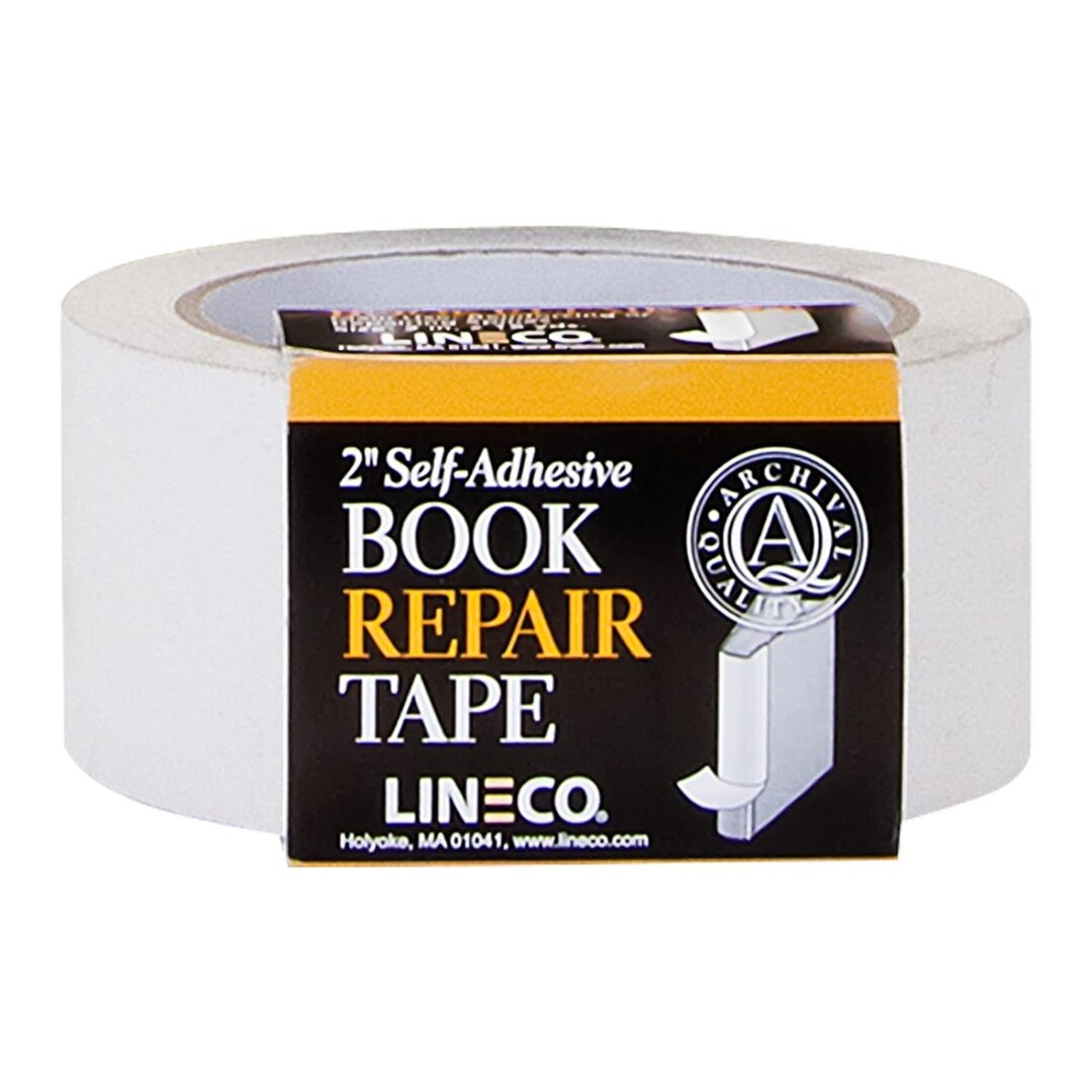 Lineco Book Repair Tape 5cm X 4.5m Self Adhesive White - Etsy