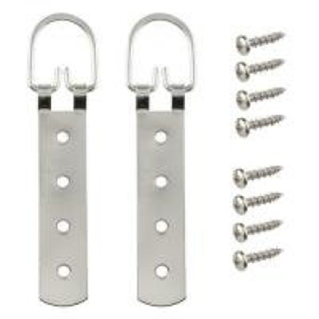 Super Heavy Duty D Ring Strap Hanger Picture Mirror 90KG 165mm Wall ...