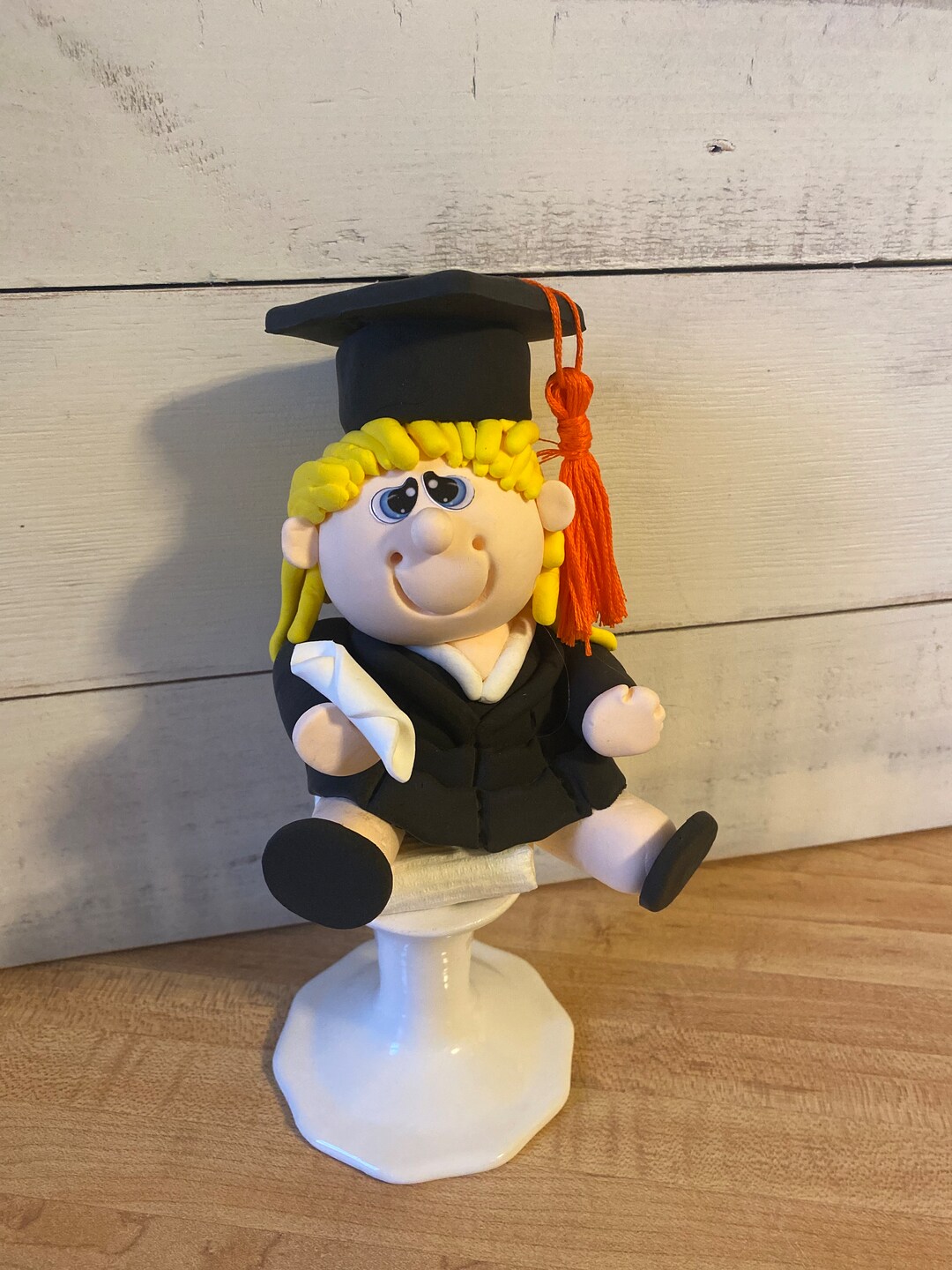 Clay Graduation Girl - Etsy