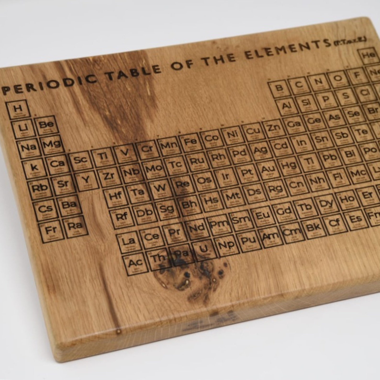 Periodic Table - Wall Art - Handmade Signs - Engraved Wooden Sign ...