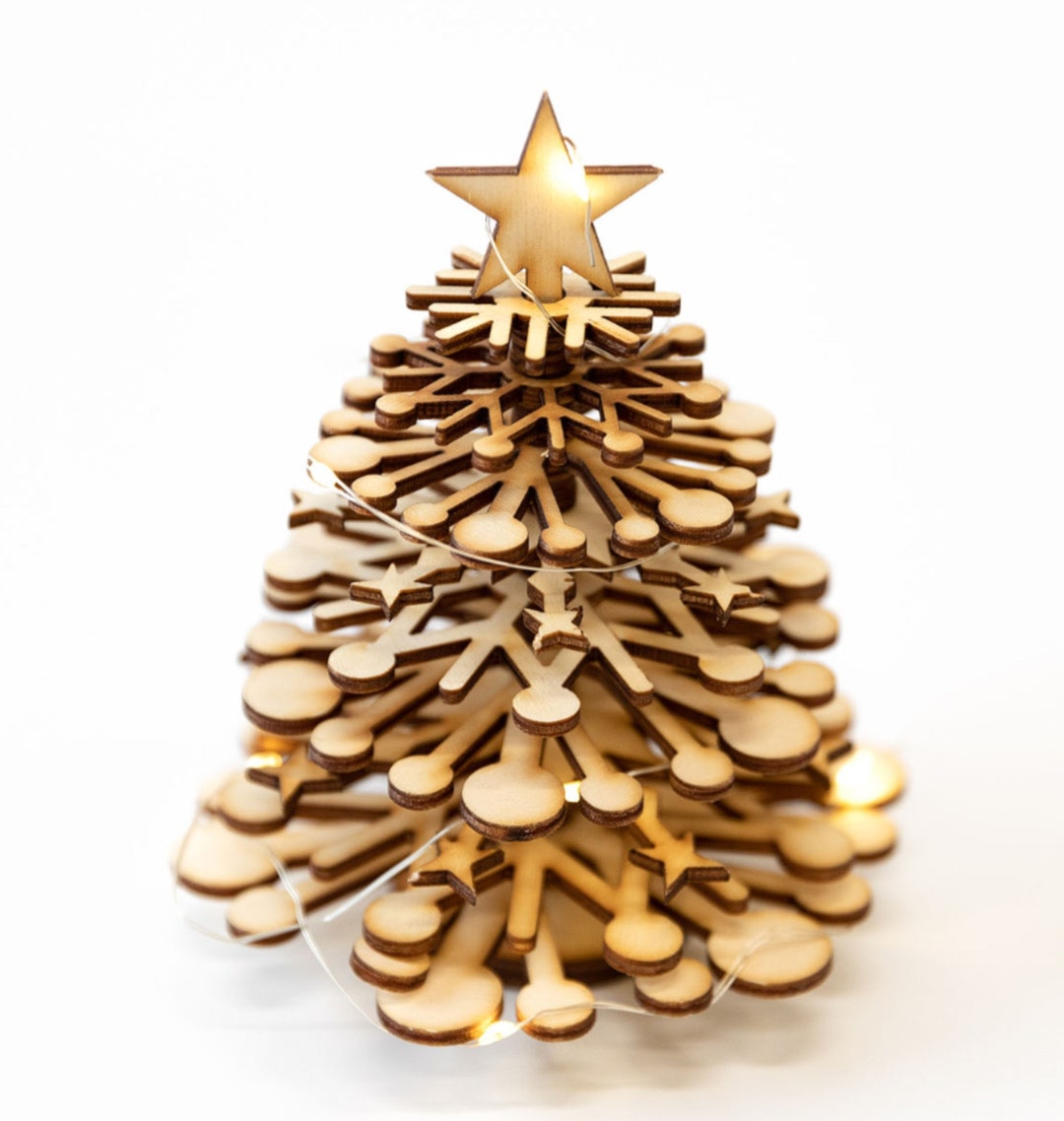 Wooden Christmas Tree Kits - Woodcutter Creations - Christmas Ornaments ...