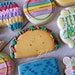Fiesta Wedding Cookies 2 Dozen Let's Taco Bout Love | Etsy