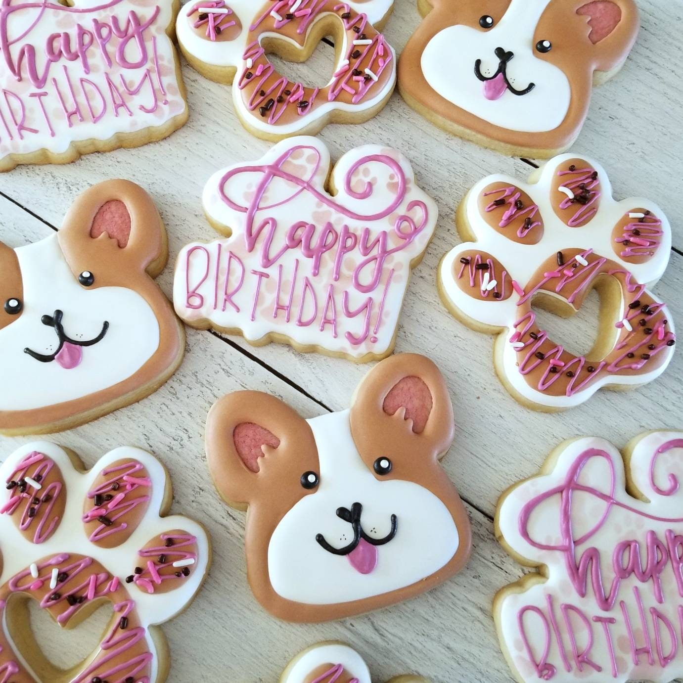 Dog Party Cookies