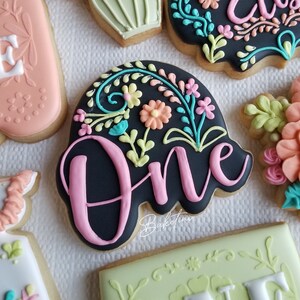 First Fiesta Cookies 2 Dozen Floral First Fiesta Mexican Flower Dress ...