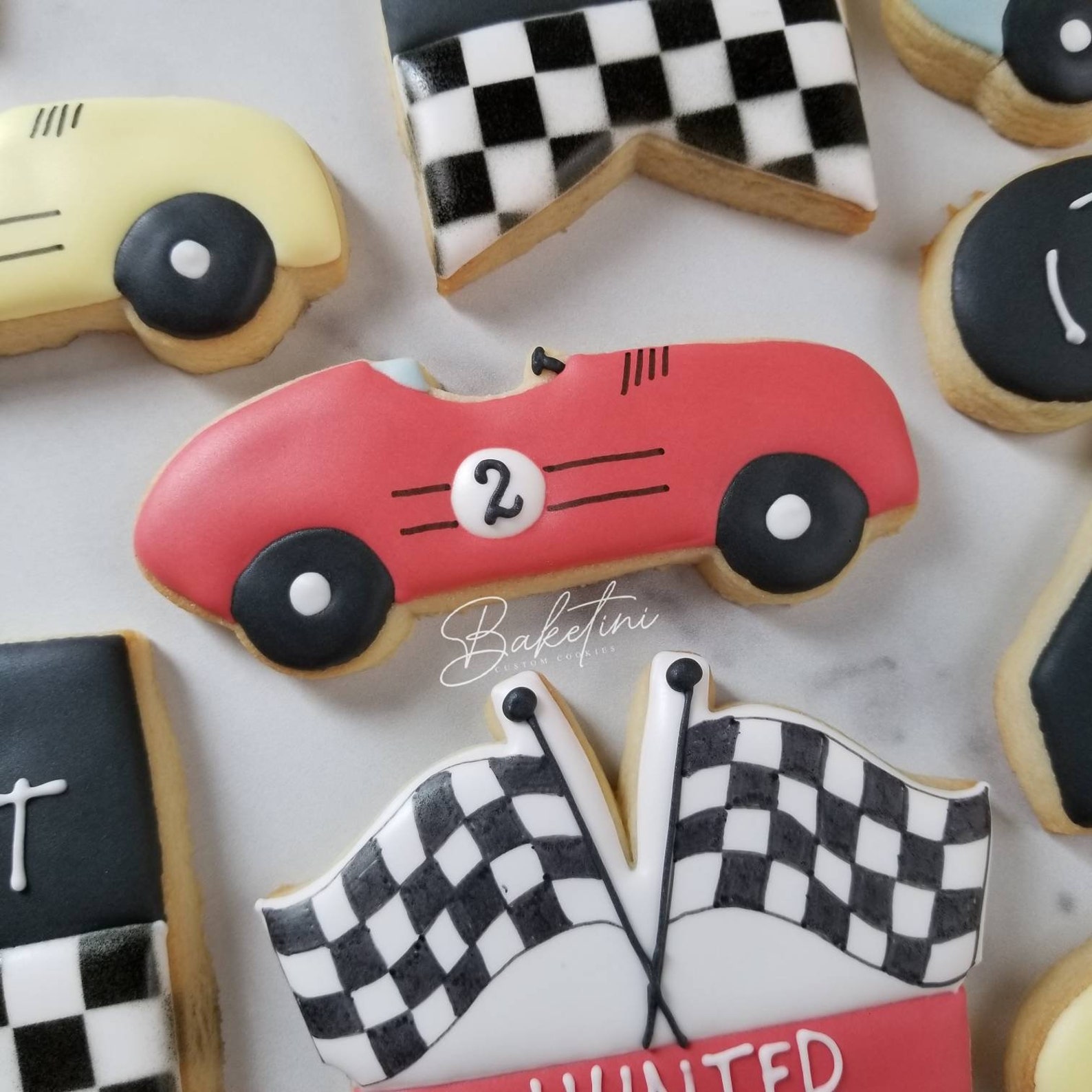 Race Car Cookies 1 Dozen Any Color Retro Vintage Car - Etsy