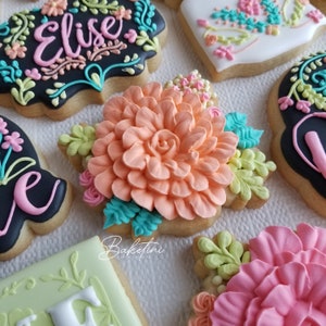 First Fiesta Cookies 2 Dozen Floral First Fiesta Mexican Flower Dress ...