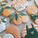 Little Cutie Baby Shower Cookies 2 Dozen Oranges Sage Green - Etsy