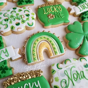 Lucky One Cookies 2 Dozen St. Patrick's March First Birthday Green ...