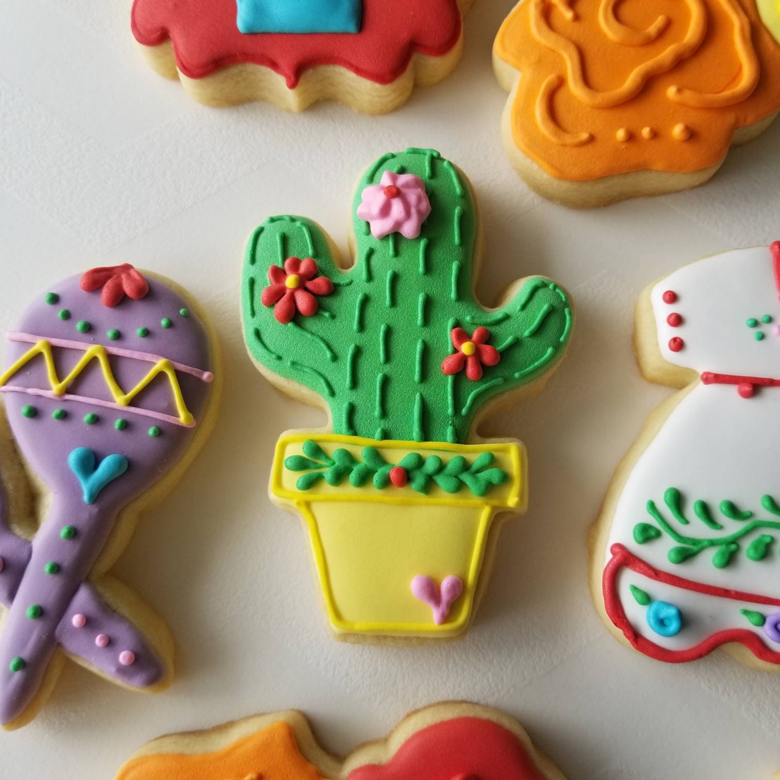 Fiesta Cookies 2 Dozen First Fiesta Taco Tuesday Cinco De Mayo Taco ...