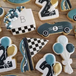 Two Fast Two Curious Cookies 2 Dozen Vintage Race Cars Retro Racing ...