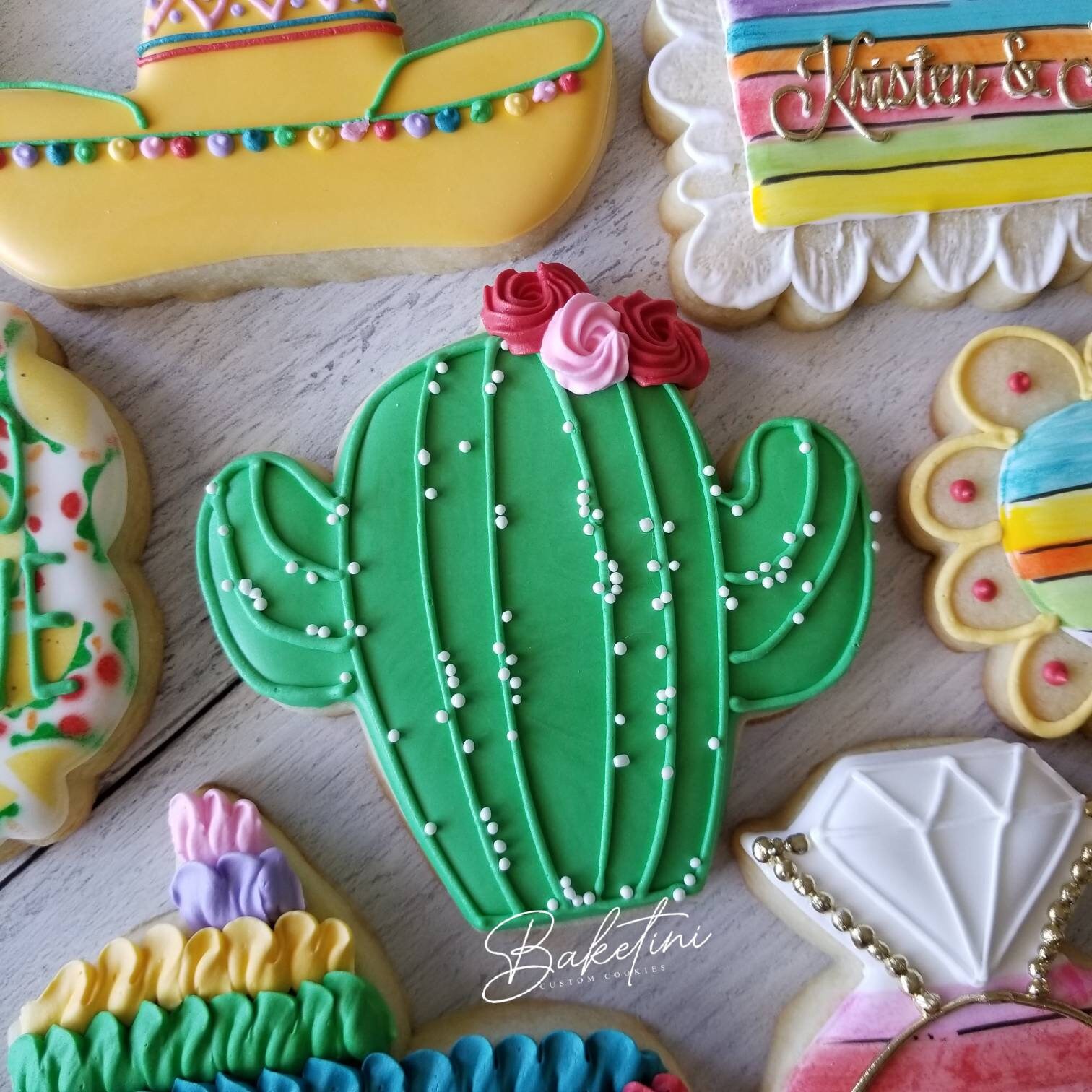 Fiesta Wedding Cookies 2 Docenas / Let's Taco Bout Love | Etsy