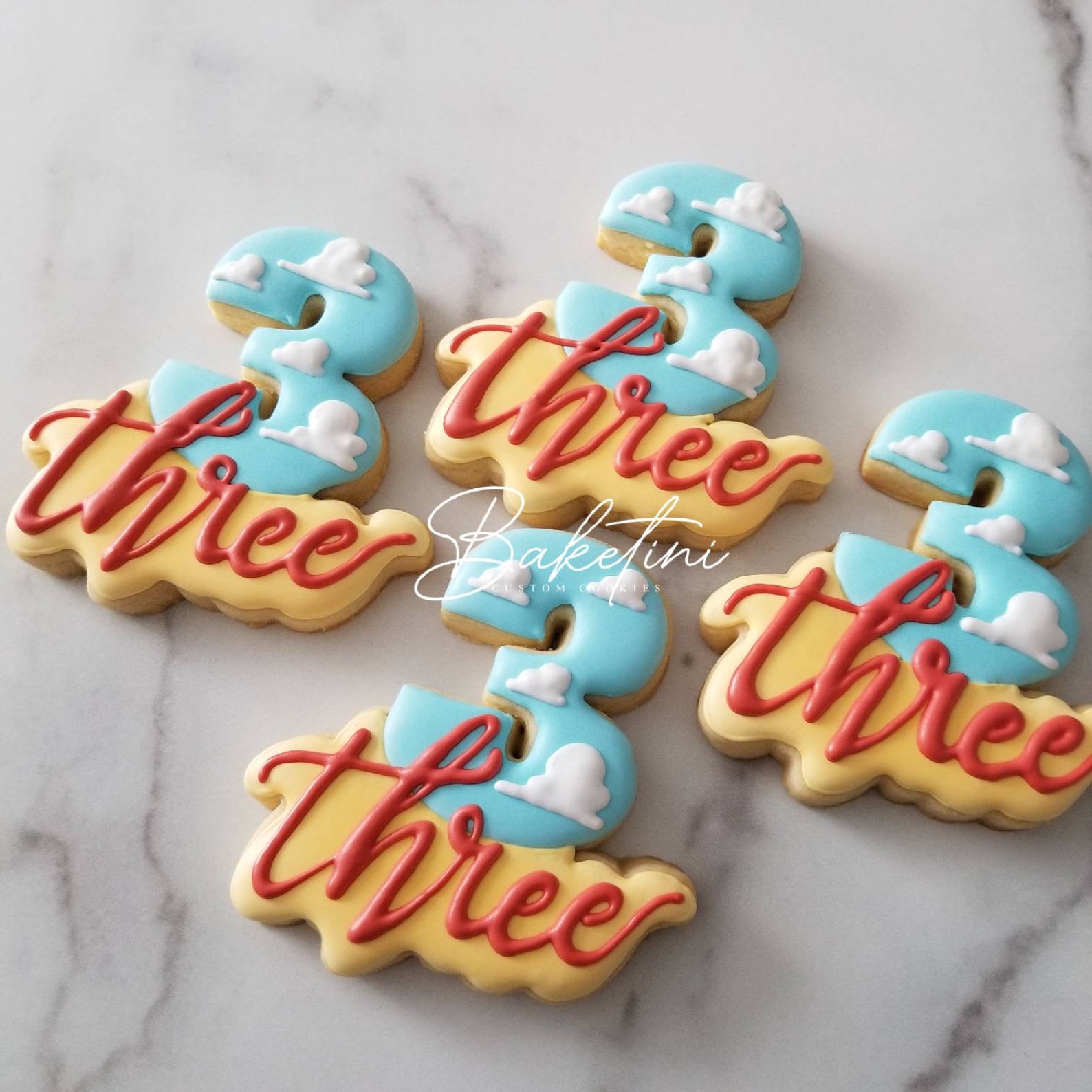 Custom Birthday Number Cookies 1st 2nd 3rd 4th 5th 6th 7th - Etsy Canada