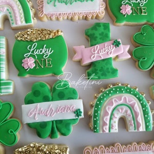 Lucky One Cookies 2 Dozen St. Patrick's March First Birthday Green ...