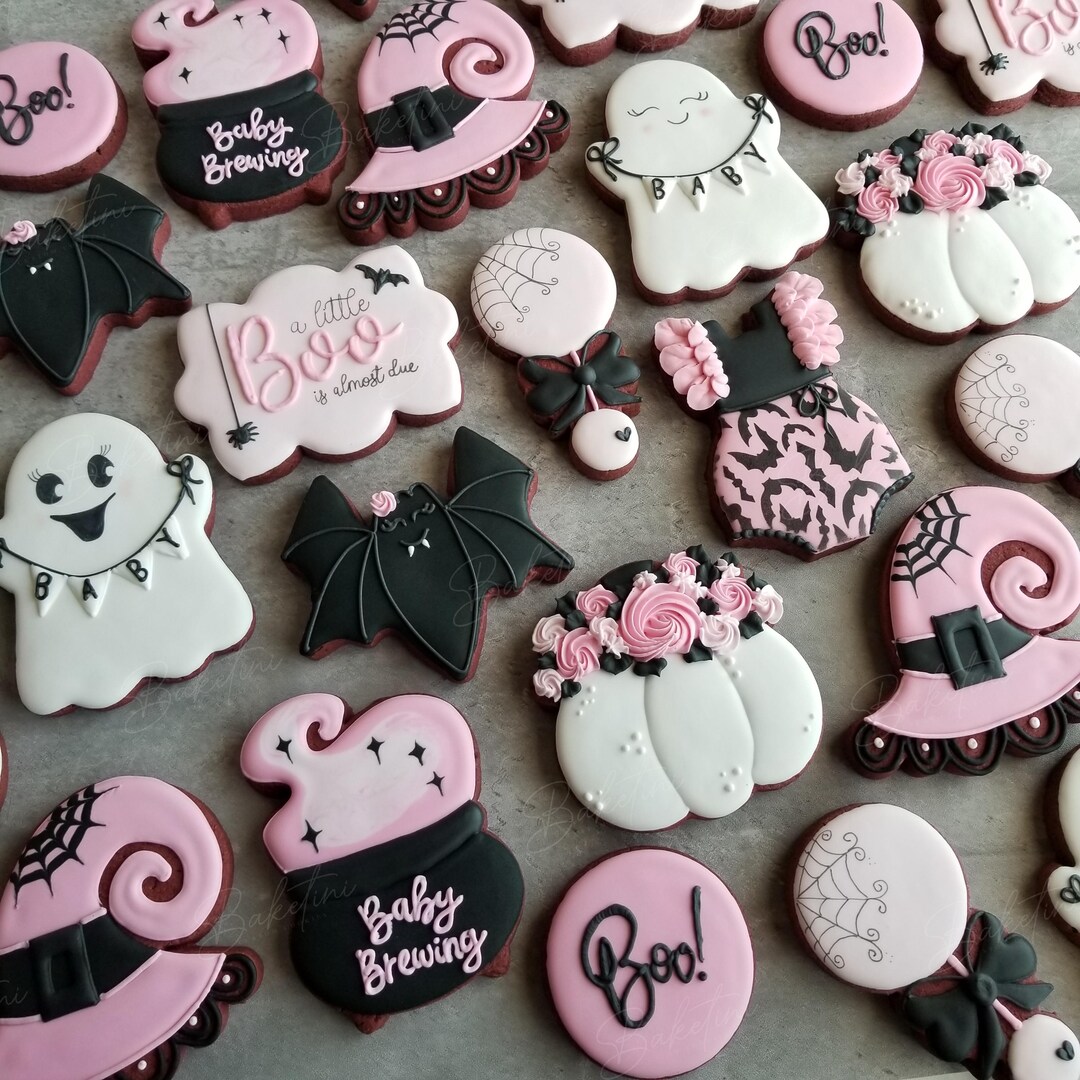 Little Boo Cookies 2 Dozen Cute Halloween Baby Shower Cookie Treats A ...