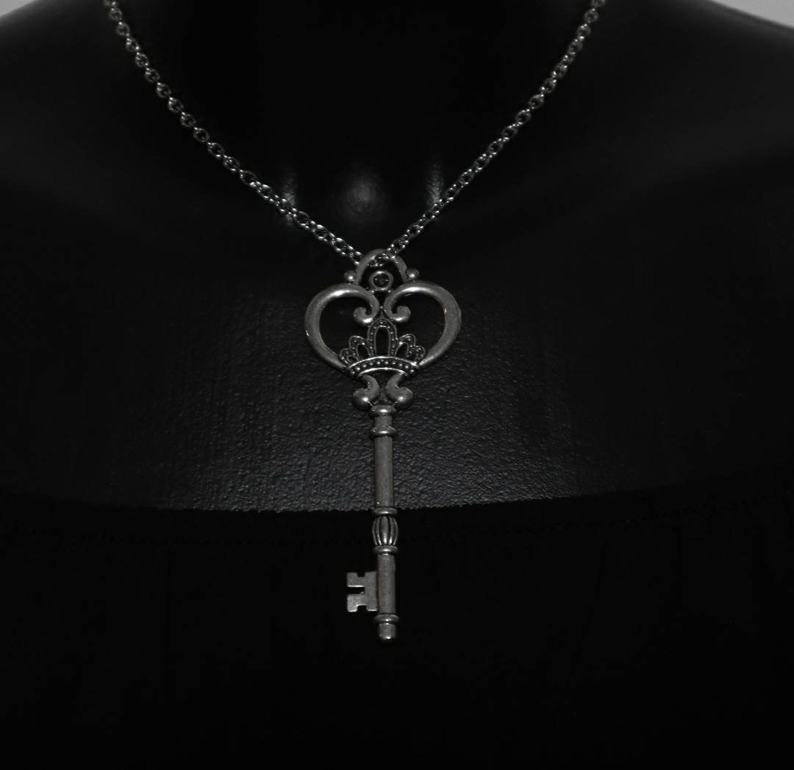 Gothic Key pendant goth style Victorian witchcraft | Etsy