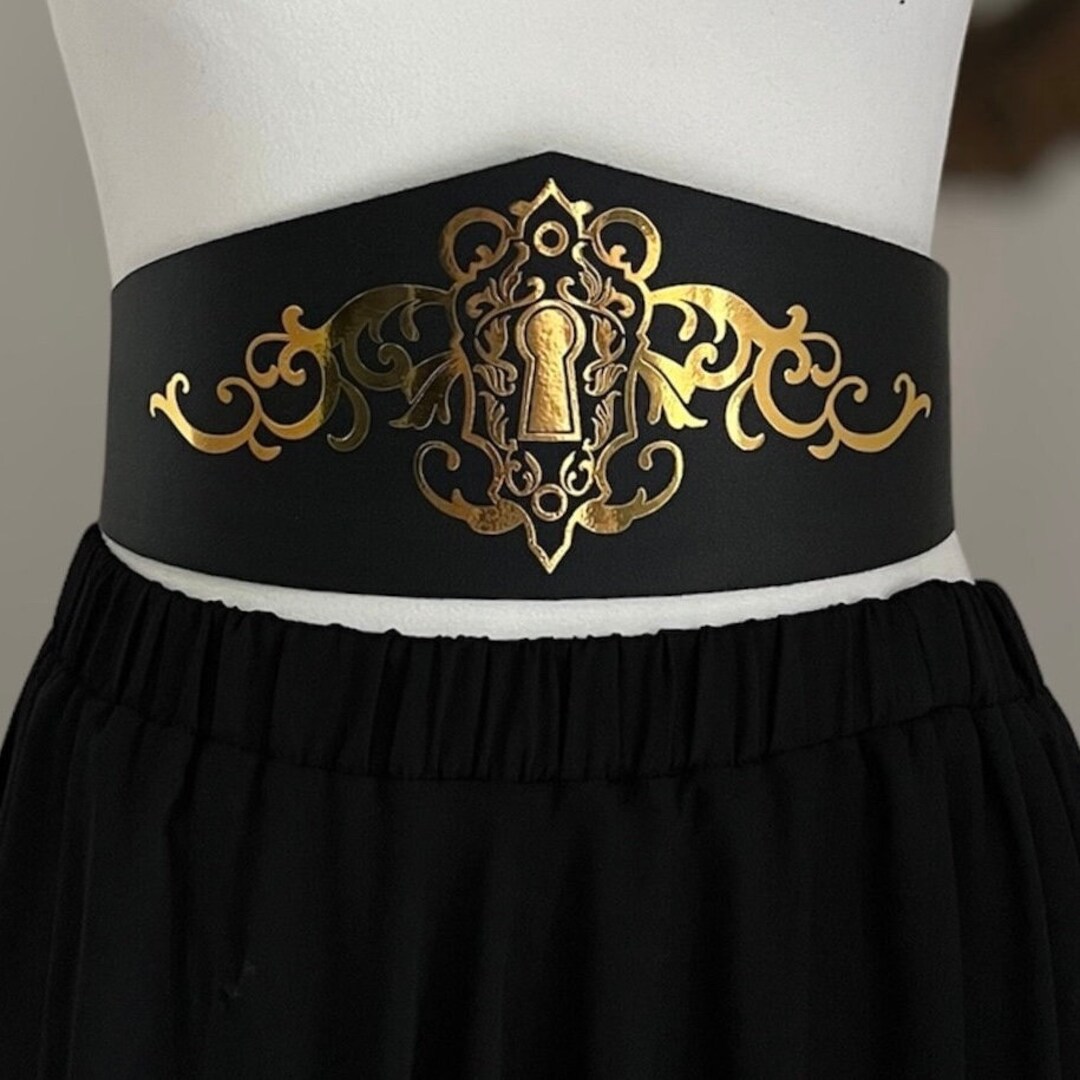 Victorian Gothic Key Lock Belt Victorian Belt Gothic Belt - Etsy