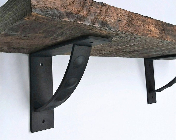 Steel Shelf Bracket, Forged, Iron Shelf Bracket, Kitchen Bracket, Metal ...