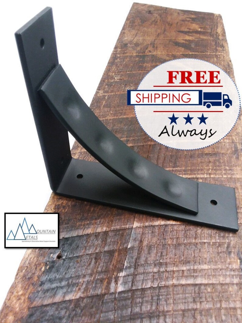 ONE Decorative Metal Support Bracket 6x7 Shelf brackets | Etsy