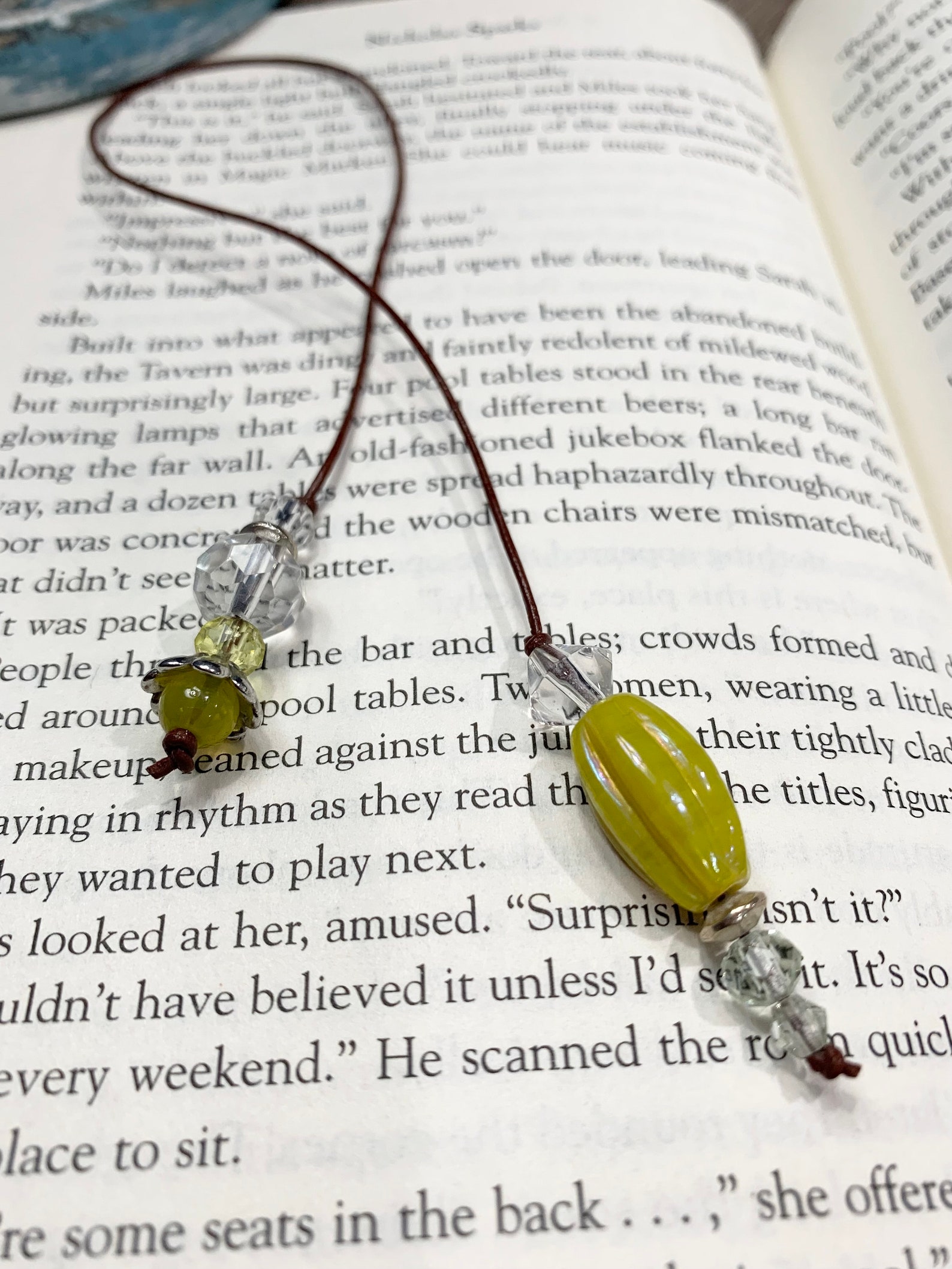 Beaded Bookmark With Charm - Etsy