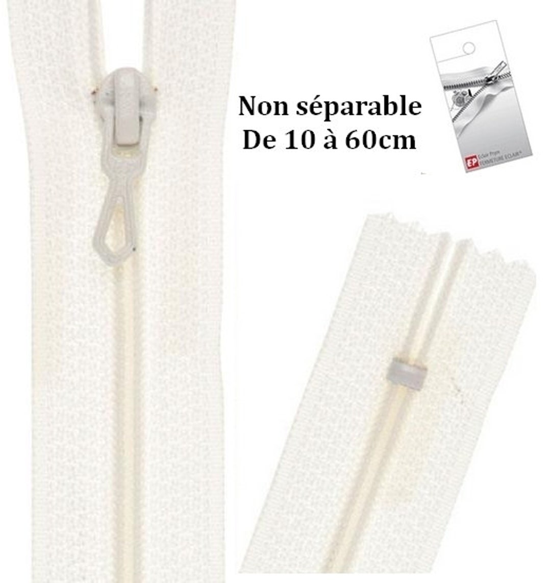 Eclair-prestil Z51 Unseparable Ivory Zipper - Etsy