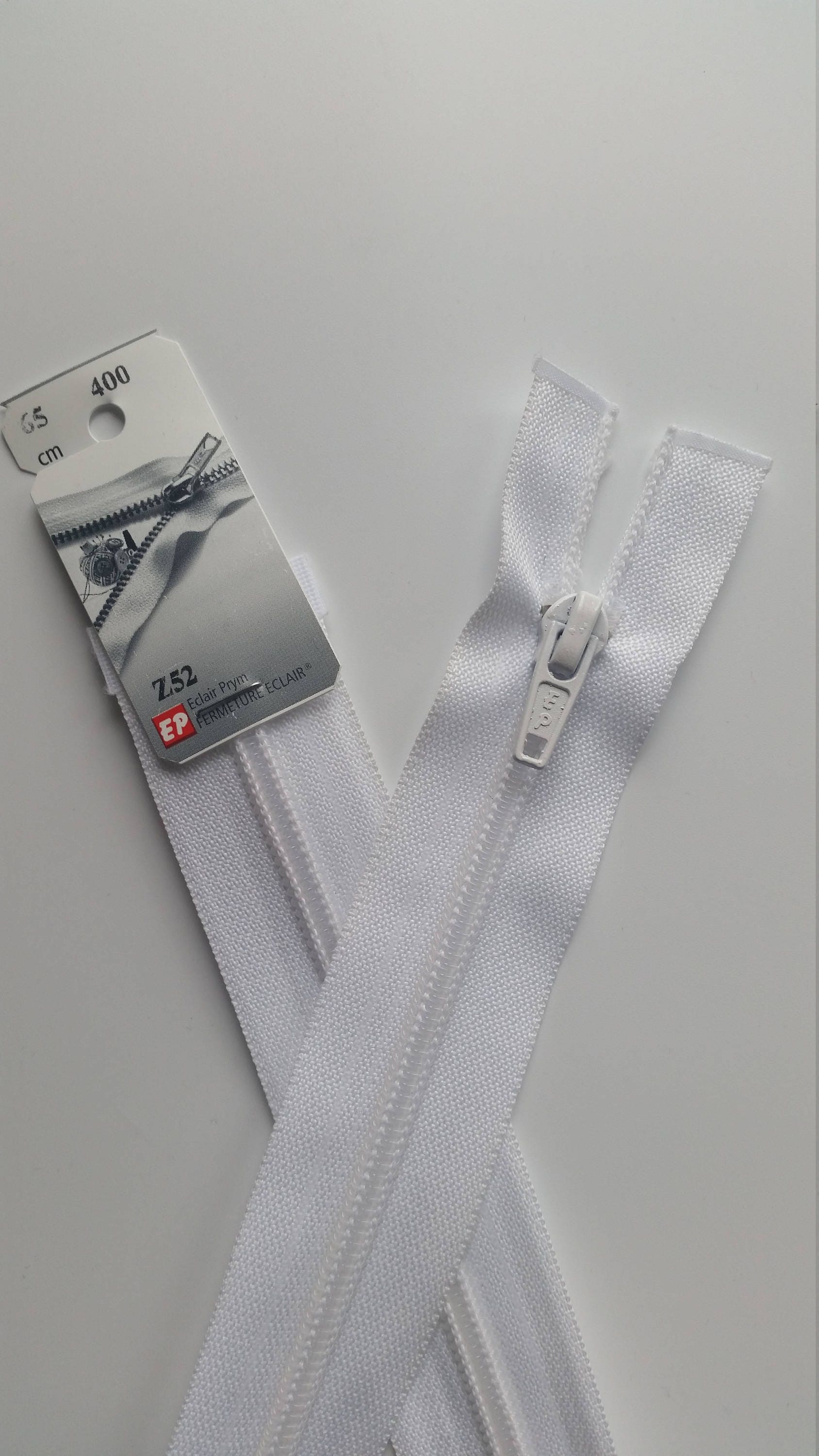Fermeture Eclair blanche séparable de la marque Eclair Prym - Etsy France