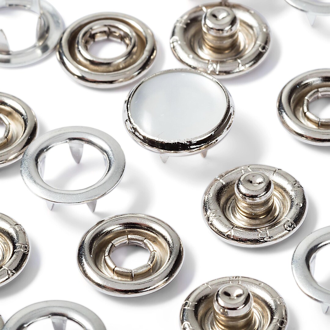 Jersey Snap Fasteners With Mother-of-pearl Cap, Diameter 12 Mm - PRYM ...