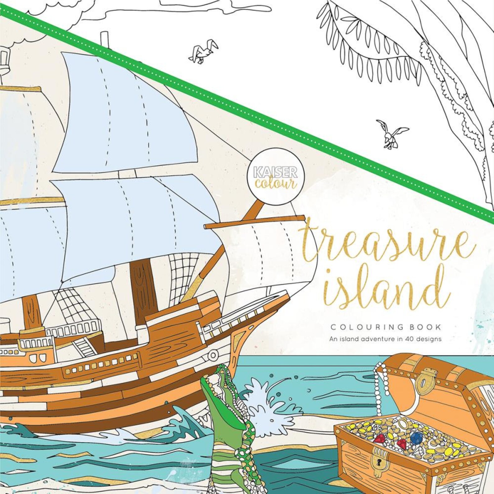 Treasure Island Color Book - Etsy
