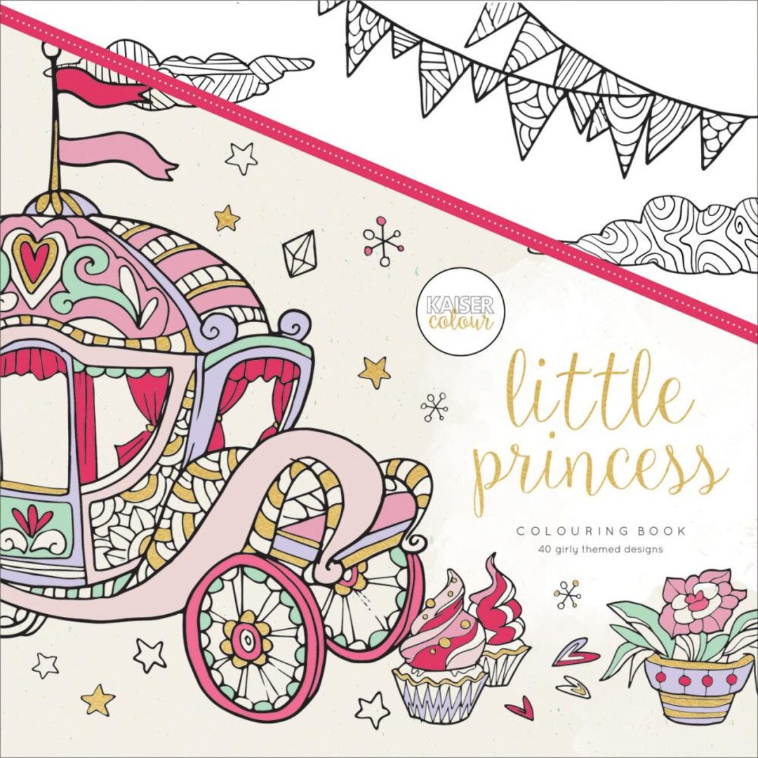 Little Princess Color Book - Etsy