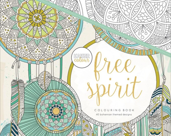 Free Spirit Coloring Book - Etsy