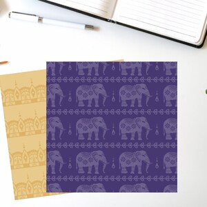 Seamless Indian Style Digital Paper Pack - 10 JPEG - Personal ...