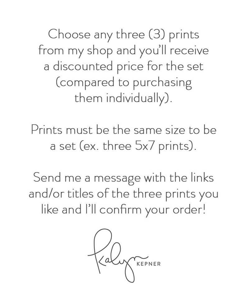 Set of 3 Prints, Three Art Prints, Gallery Wall Sets, Discounted Art ...