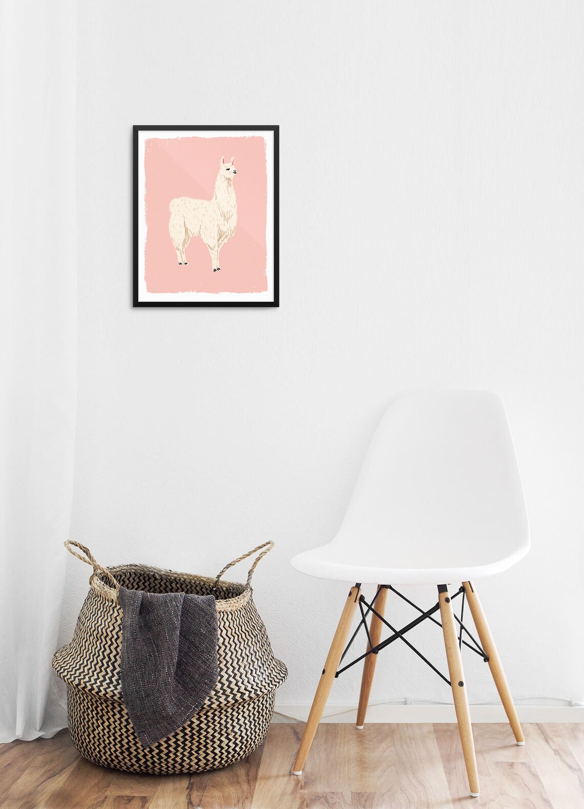 Llama Art Print Llama Wall Decor Cute Llama Illustration - Etsy
