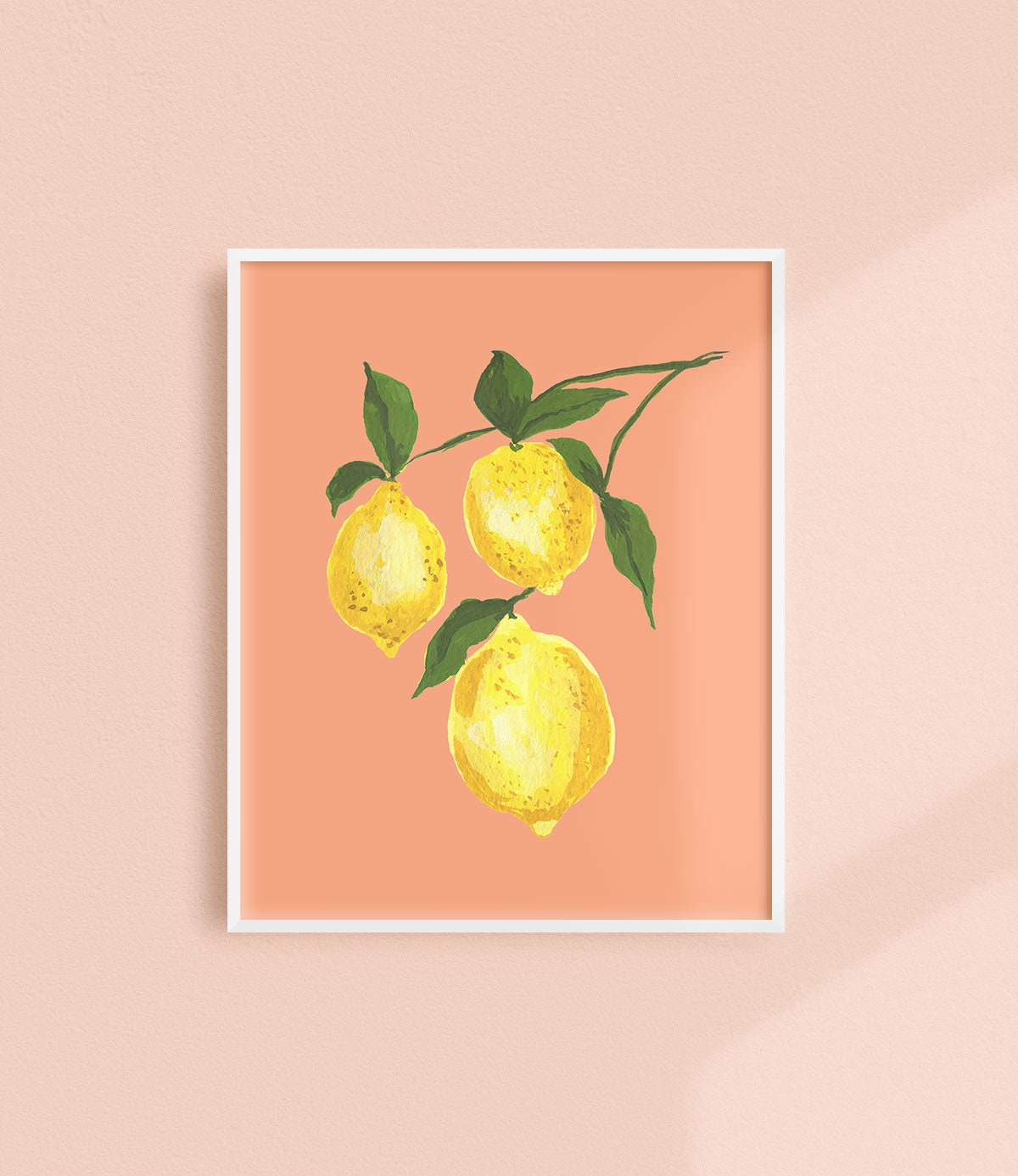 Lemon Decor, Lemon Print, Kitchen Wall Decor, Lemon Artwork, Food Decor ...
