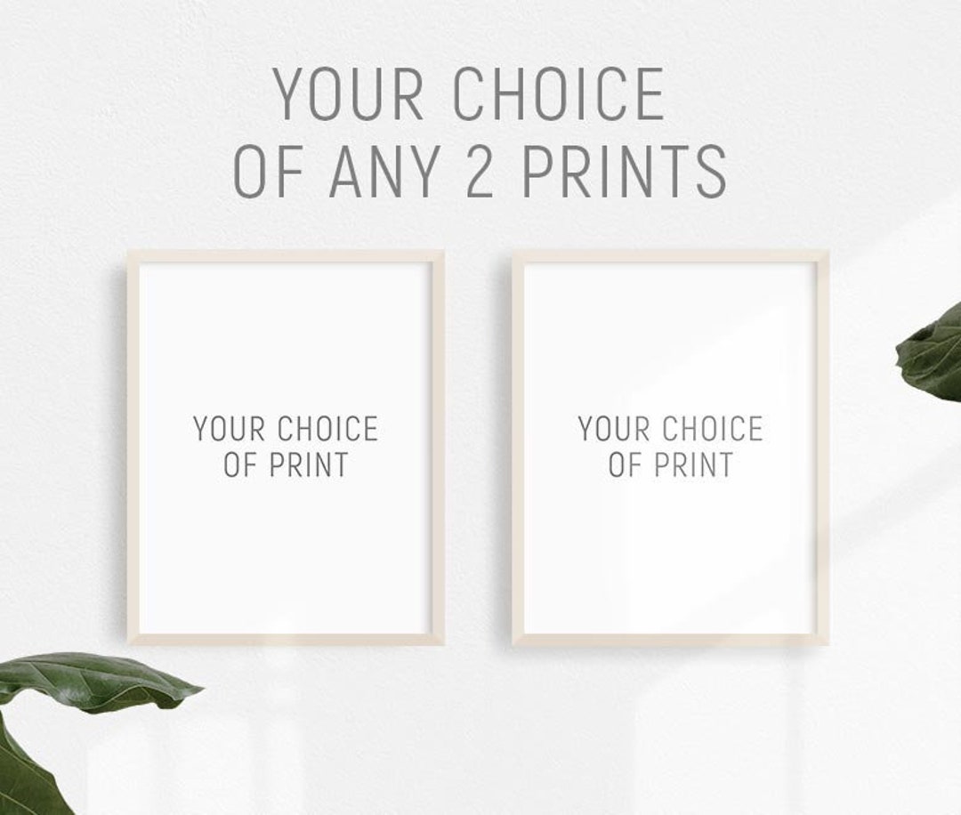 Set of 2 Prints, Two Art Prints, Gallery Wall Sets, Discounted Art ...